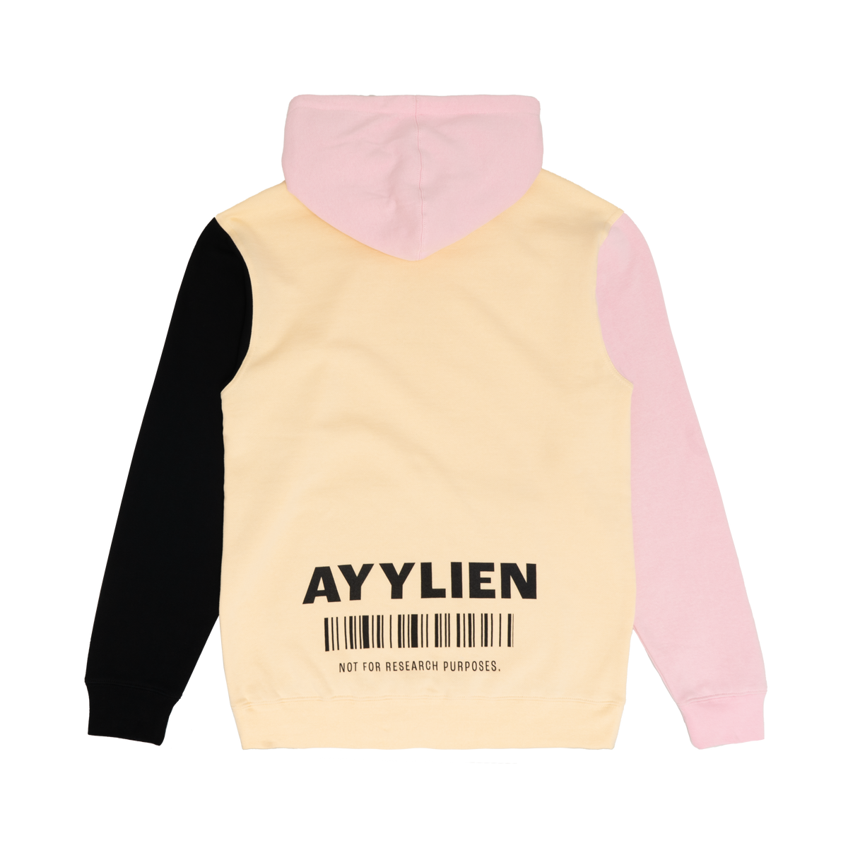 Colorblock Atom Barcode Pullover Hoodie – Ayylien